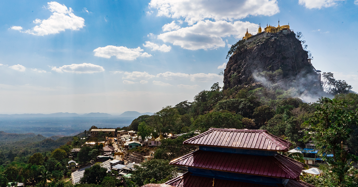 The Breathtaking Castle In the Sky on Mount Popa - GlobeSlice